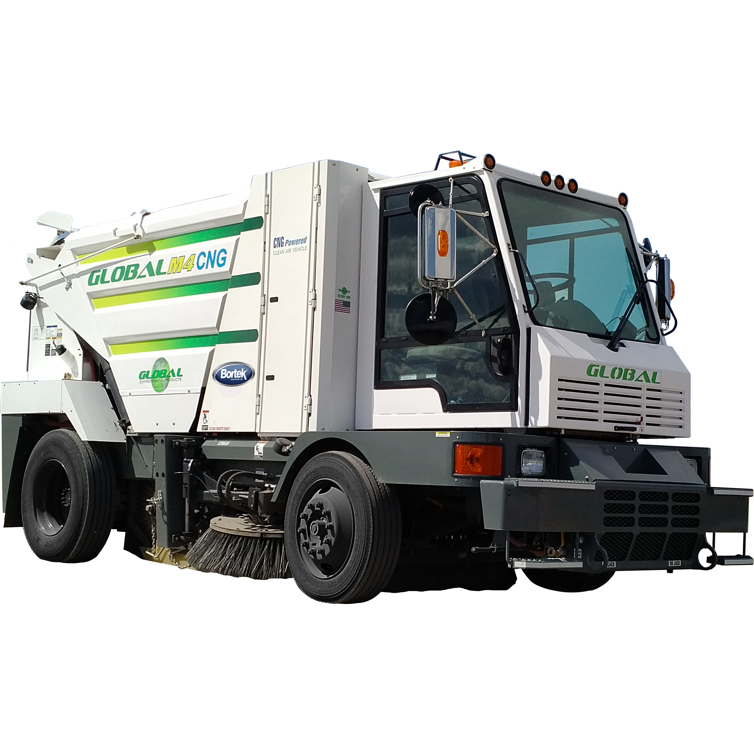 Global M4 CNG Street Sweeper - Bortek PWX