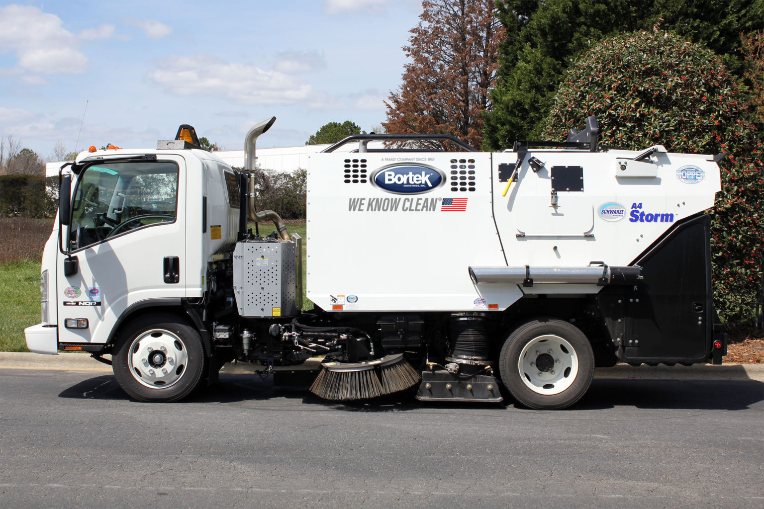 Schwarze A4 Storm Street Sweeper - Bortek PWX