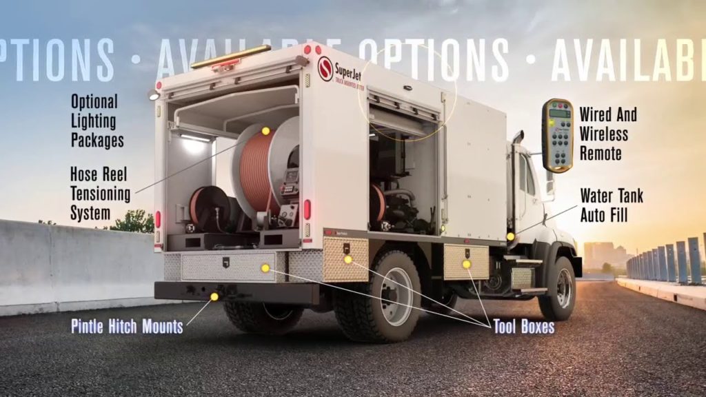 SuperJet Truck-Mounted Sewer Jetter - Bortek PWX